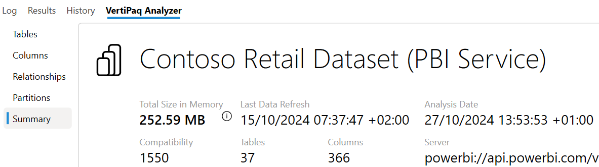 Analysing the Power BI Data Model to Improve Refresh Rates with DAX ...