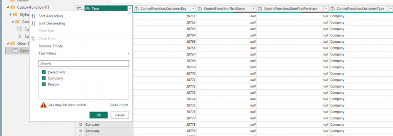 How to use Invoke Custom Function In Power BI