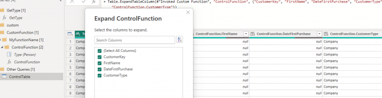 How to use Invoke Custom Function In Power BI